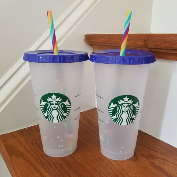 Starbucks | Kitchen | Starbucks 220 Reusable Confetti Color Change Cup ...